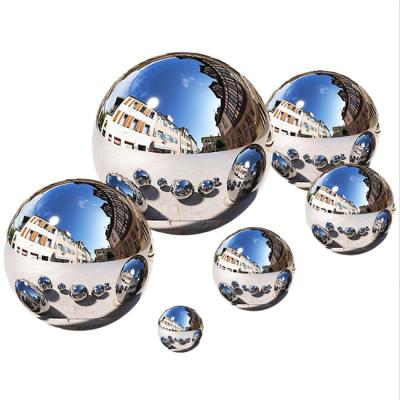 China Custom Stainless Steel Decorative Ball Sculpture 304 Mirror Polished Outdoor Art for sale