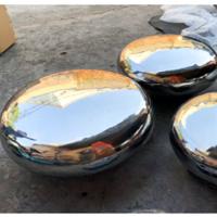 China Mirror Gold Titanium Stainless Steel Sculpture 304 for Interior Decoration Custom Size for sale