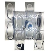 China 300x300mm Silver Mirror Stainless Steel Mosaic Tile 304 Grade for Interior Exterior Wall Decoration for sale