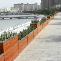 China Custom Made Stainless Steel Vertical Garden Wall Planter Box System for sale