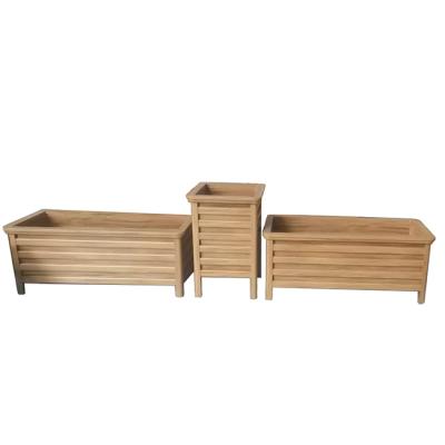 China Modern Geometric Stainless Steel Planter Box with Glass Inserts for sale