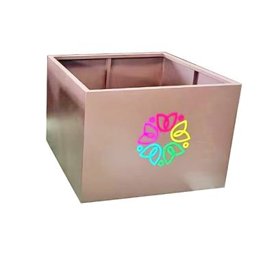 China High-End Stainless Steel Planter Box with Built-in Bench - Custom Projects for sale