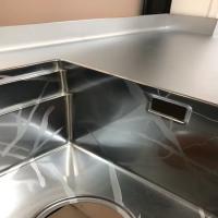 China JIS AISI ASTM  Custom Stainless Steel Kitchen Countertop With Scratch-Resistant for sale