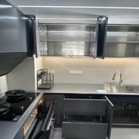 China Stainless Steel Outdoor Kitchen Cabinets Customizable Sizes Modern Style with Sink and Storage Accessories for sale