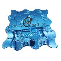 China Modern Brushed Stainless Steel Mosaic Sheets for Interior Wall Decoration for sale