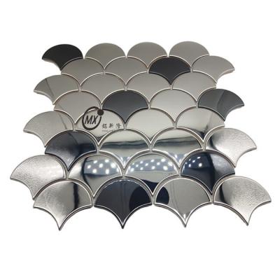 China 316 Marine Grade Stainless Steel Mosaic Tile for Wet Area Custom Size Mirror Finish for sale