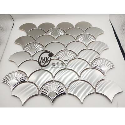 China Custom Stainless Steel Mosaic Tiles SUS304 Mirror Finish for Wall Decoration for sale