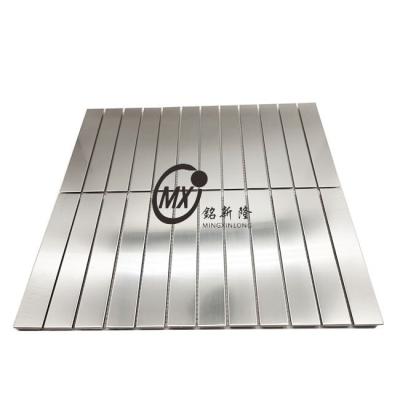 China Self-Adhesive Stainless Steel Mosaic Sheets for Easy DIY Installation for sale