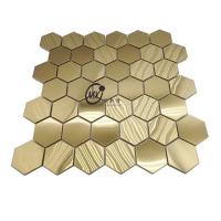 China Matte Finish Stainless Steel Mosaic Non-reflective and Elegant for sale