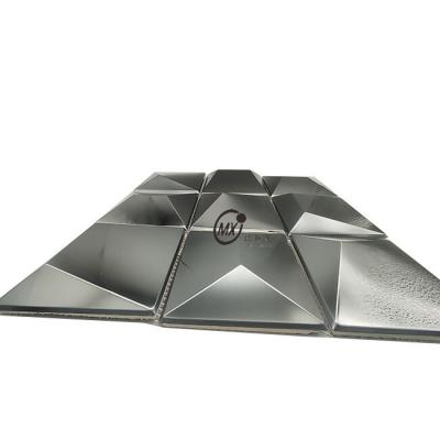 China Stainless Steel Mosaic for Elevator Interior Lobby Wall Cladding SUS304 1.5mm for sale
