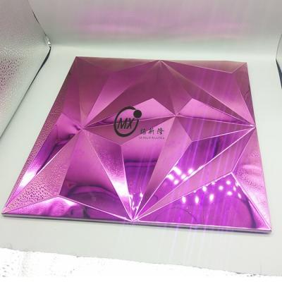 China Anti-Slip Stainless Steel Mosaic Floor Tiles for Staircase and Wet Room SUS304 for sale
