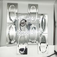China Furniture Inlay Decorative Stainless Steel Mosaic Strips SUS304 Mirror Finish 0.5mm for sale