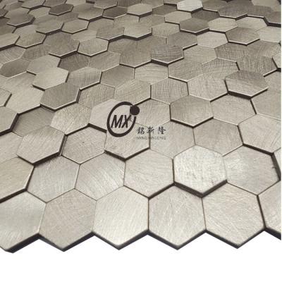 China Stainless Steel Metal Mosaic Tile for sale