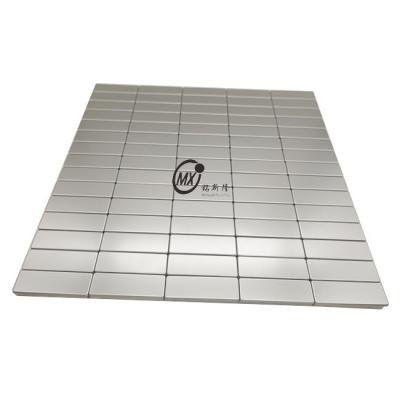 China Stainless Steel Metal Tile Brushed Mosaic for sale