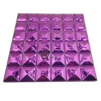 China Brushed Nickel Standard Size Custom Size Metal Mosaic Tiles for sale