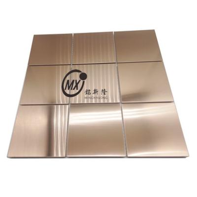 China Kitchen Backsplash Bathroom Wall  Metal Mosaic for sale