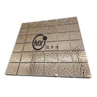 China Custom Stainless Steel Metal Mosaic Wall Panel for Bar Hotel Decoration SUS304 for sale