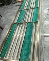 China Modern Laser Cut Stainless Steel Room Divider 304 8K Mirror PVD Titanium Coating 1000x2000mm for sale