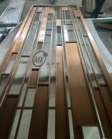 China PVD Coated 304 Stainless Steel Screen Partition 8K Mirror Finish Custom Color for sale