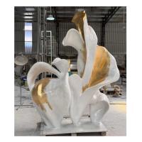 China Custom Stainless Steel Sculpture 304 316L Outdoor Large Metal Art Statue for Project Decoration for sale