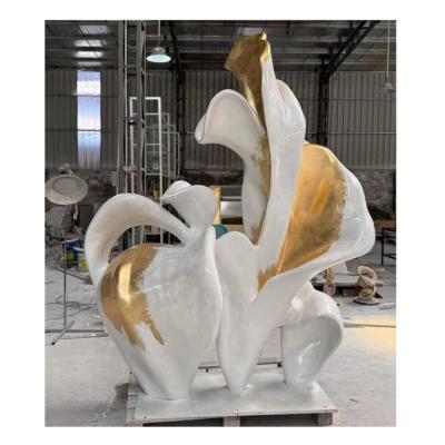 China Custom Stainless Steel Sculpture 304 316L Outdoor Large Metal Art Statue for Project Decoration for sale