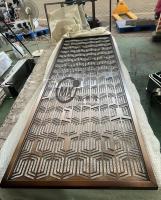 China Stainless Steel Decorative Screen 304 for Staircase Room Divider Custom Size 1220x2440mm for sale