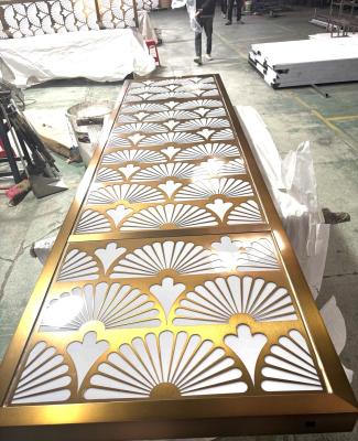 China Stainless Steel Partition Panel for Showroom for sale