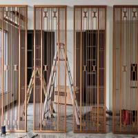 China Stainless Steel Screen Partition 304 201 Custom Size for Restaurant Hotel Club Decorative Room Divider for sale