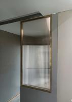 China Stainless Steel Freestanding Room Divider for Luxury Living Room for sale