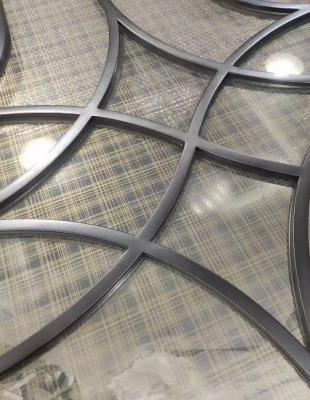 China Gold Stainless Steel Laser Cut Partition for Villa Lobby for sale