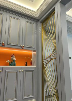 China Modern Slotted Metal Wall Panel – Decorative Indoor Divider for sale