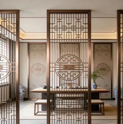 China Hotel Corridor Stainless Steel Screen – Customizable Patterns for sale