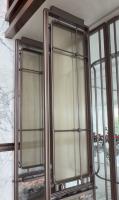 China Luxury Stainless Steel Screen with Leaf Pattern for Restaurant for sale