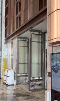 China Luxury Stainless Steel Screen with Leaf Pattern for Restaurant for sale