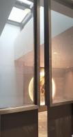 China Stainless Steel Sandblasted Privacy Screen for Spa or Salon for sale