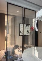 China Stainless Steel Sandblasted Privacy Screen for Spa or Salon for sale