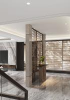 China Modern Geometric Laser Cut Metal Partition for Open Space for sale