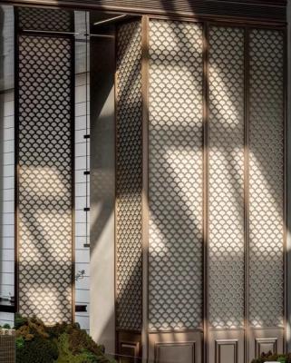 China High Polished Stainless Steel Panel for Luxury Hotel Lobby for sale