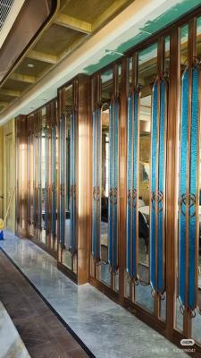 China Custom Islamic Geometric Pattern Stainless Steel Partition for sale