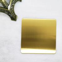 China PVD Colored Stainless Steel Sheet 304 0.3-3.0mm Anti Fingerprint for Kitchen Bathroom for sale