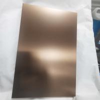 China Rose Gold PVD Sand Blasted 304 Stainless Steel Honeycomb Wall Cladding Panel 28mm for sale