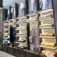 China SUS304 Stainless Steel Display Cabinet with Sandblasted Finish - Custom 20-25 Day Production & LED Lighting Options for sale