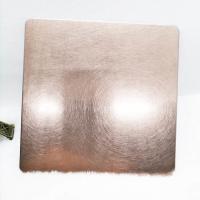 China PVD Coated Colored Stainless Steel Sheet 304 0.3-3.0mm Custom Size for sale