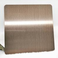 China Rose Gold Stainless Steel Custom Plates - Support Laser Cutting And Complex Shapes for sale