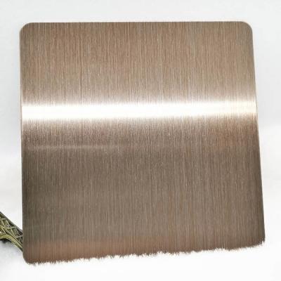 China Rose Gold Stainless Steel Custom Plates - Support Laser Cutting And Complex Shapes for sale