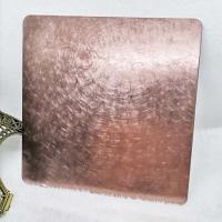 China PVD Colored Stainless Steel Sheet 304 Anti Fingerprint Custom Size for Furniture Cabinet for sale