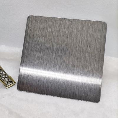 China Anti-Fingerprint Colored Stainless Steel Plate 304 1.5mm Mirror Hairline Finish for sale
