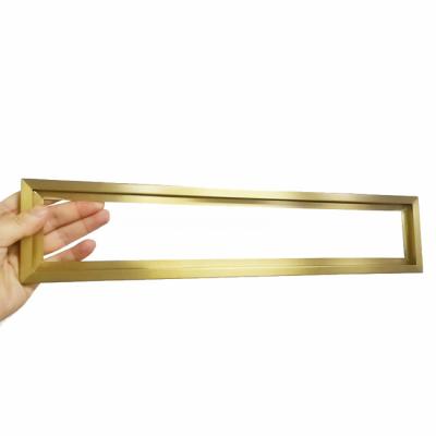 China Zr Brass Sandblasting Stainless Steel Trim Strips 0.4mm Thickness for Furniture and Architectural Decoration for sale