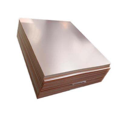 China H59 C10200 Mirror Polished Copper Sheet Plate Bronze 2500mm Customized for sale
