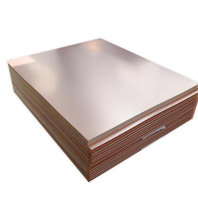 China H63 Large Copper Sheet Plate Metal 500mm 1000mm Bright Annealing for sale